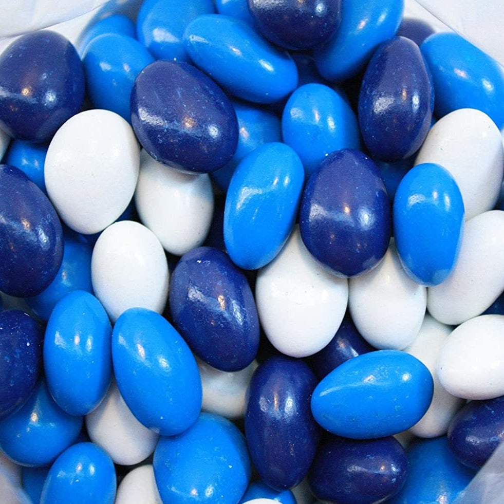 Holiday Jordan Almonds (Blue and White) – Stowaway Sweets